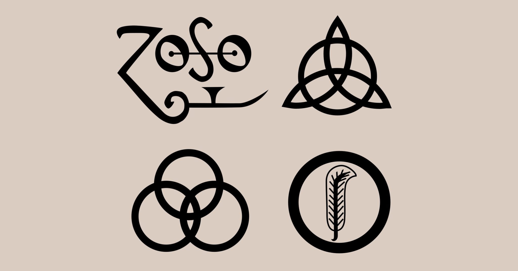 Led Zeppelin IV e o significado dos quatro símbolos