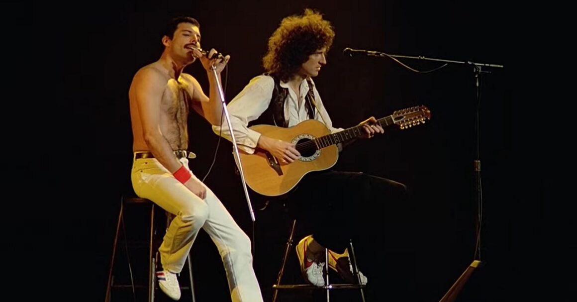 A última vez em que Brian May esteve com Freddie Mercury